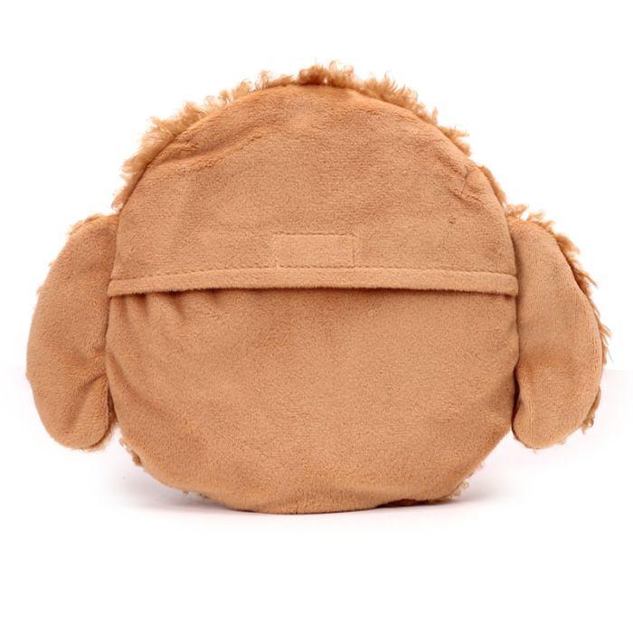 Cavapoo Fluffy Dog Head Microwavable Plush Lavender Heat Pack