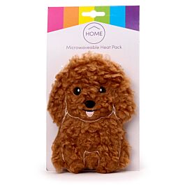 Cavapoo Fluffy Dog Microwavable Plush Lavender Heat Pack