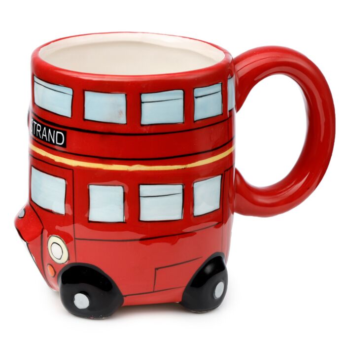 London Icons Red Routemaster Bus Ceramic Shaped Mug