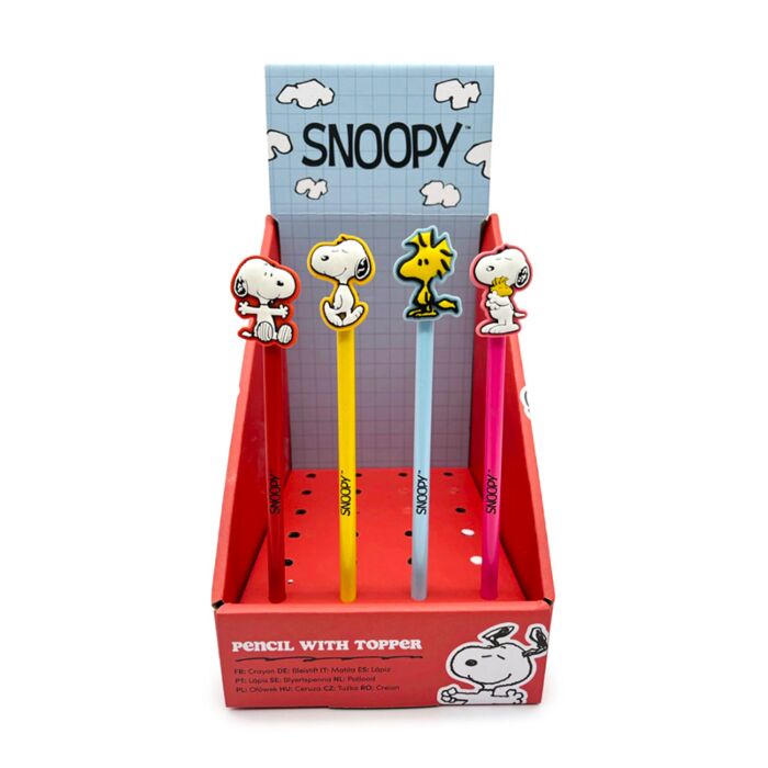 Peanuts Snoopy & Woodstock Pencil with PVC Topper