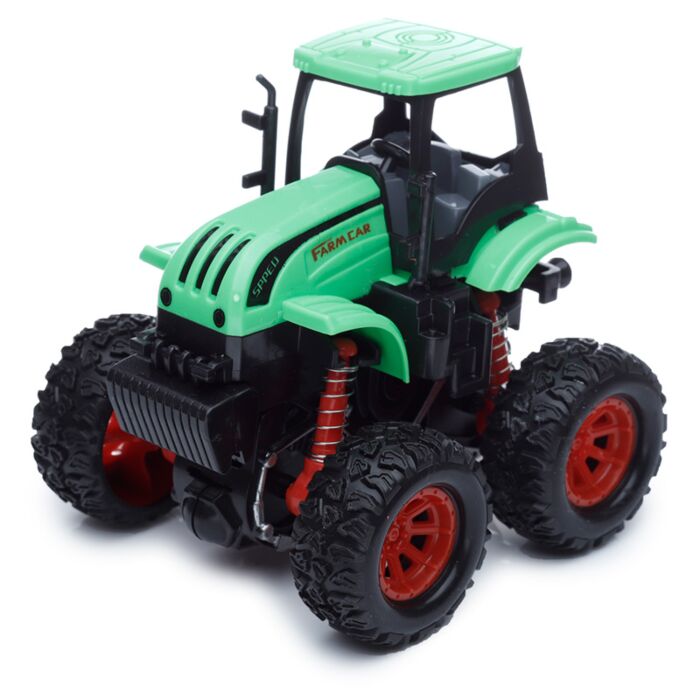 4x4 Stunt Tractor Friction Push/Pull Action Toy