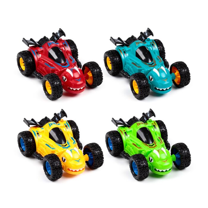 Lizard Race Car Friction Light Up & Sound Push/Pull Action Toy
