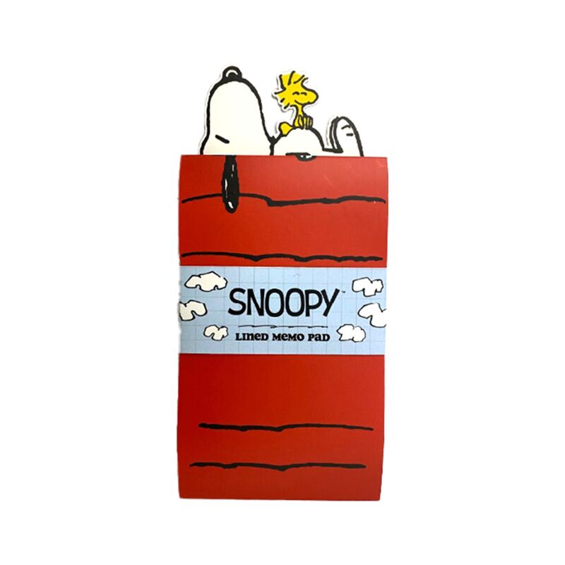 Peanuts Snoopy & Woodstock Flip Open Shaped Memo Pad