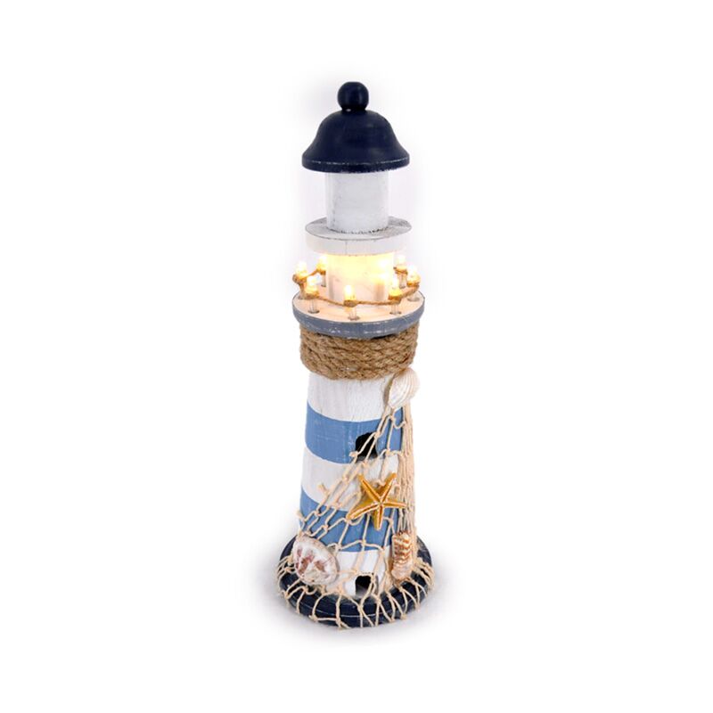 Souvenir Seaside - Lighthouse Figurines Seashells with LED light
