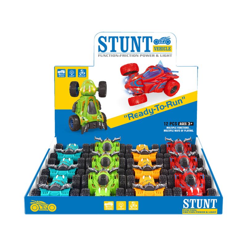 Lizard Race Car Friction Light Up & Sound Push/Pull Action Toy