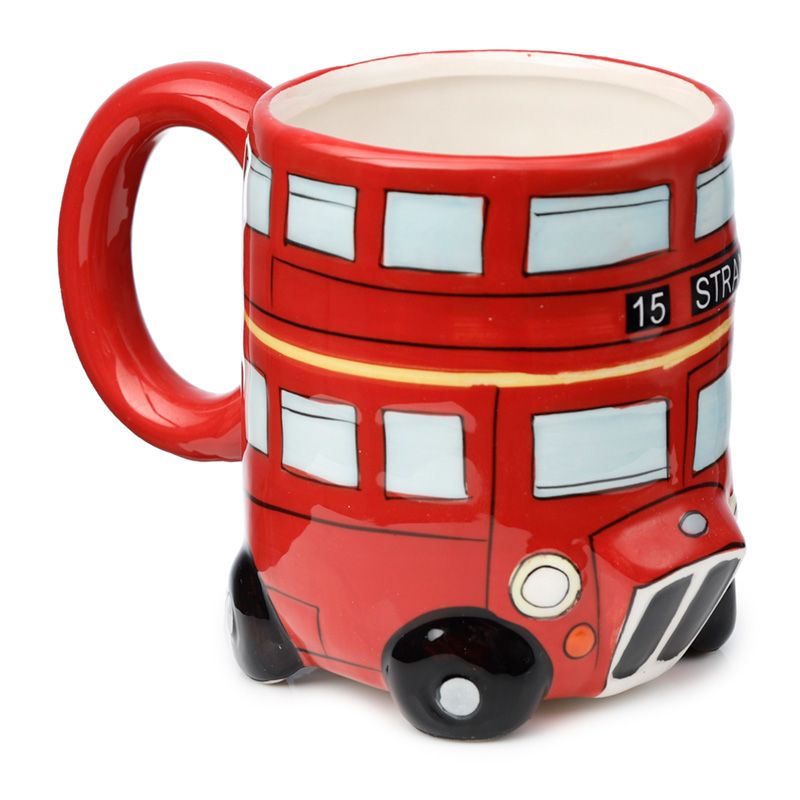 London Icons Red Routemaster Bus Ceramic Shaped Mug