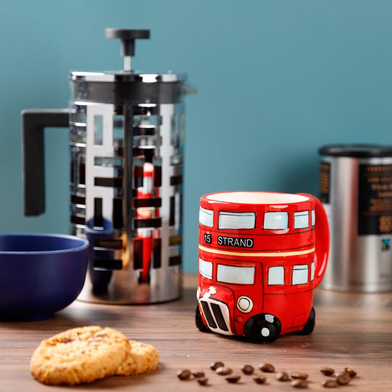 London Icons Red Routemaster Bus Ceramic Shaped Mug