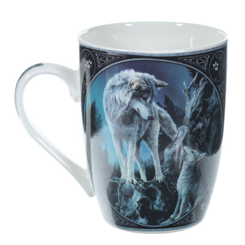 Lisa Parker Guidance Wolf Design Porcelain Mug