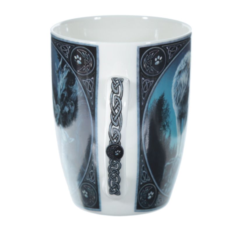 Lisa Parker Guidance Wolf Design Porcelain Mug