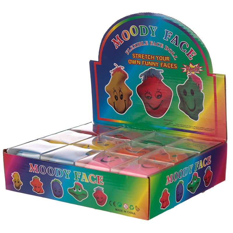 Colourful Squeezy Mood Head