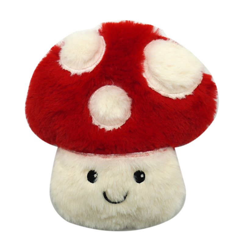 Mushroom Toadstool Microwavable Plush Lavender Heat Pack