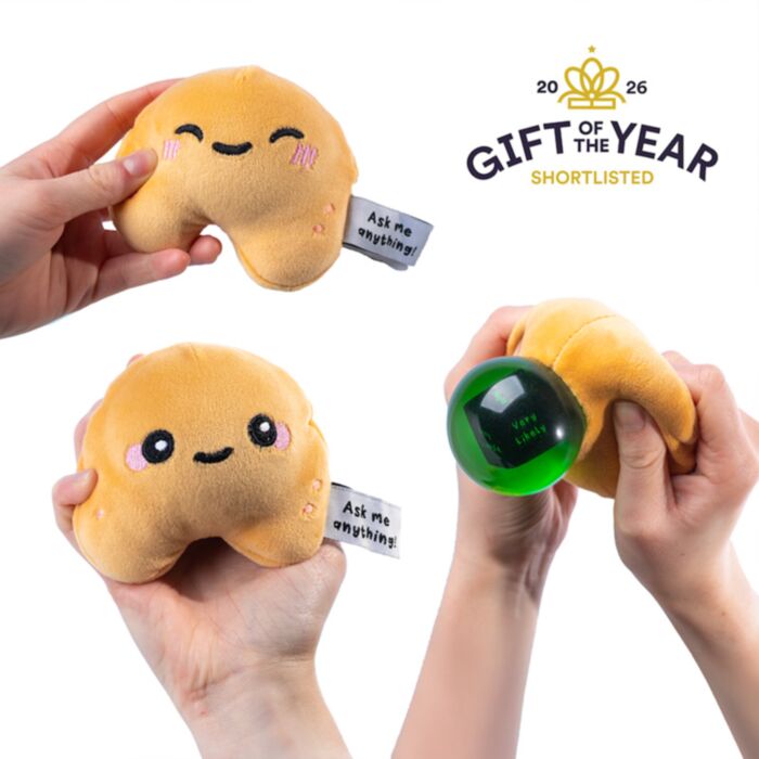 Queasy Squeezies Ask Me Anything Magic Fortune Teller Cookie Plush ...